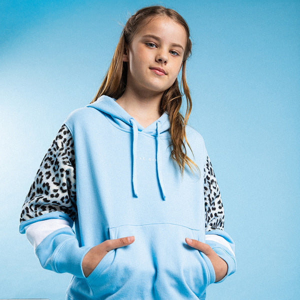 Riley Contrast Hoodie / Blue | Eve Girl | New Plymouth | NZ - Kode Boutique