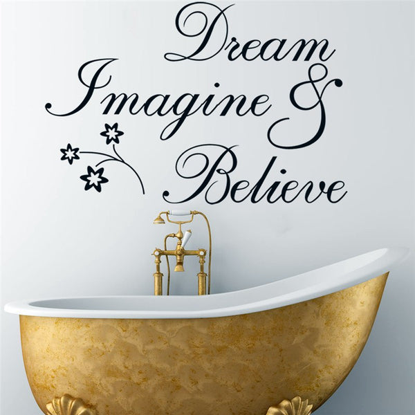 Dream, Imagine, Believe Wall Decal - Kode Boutique